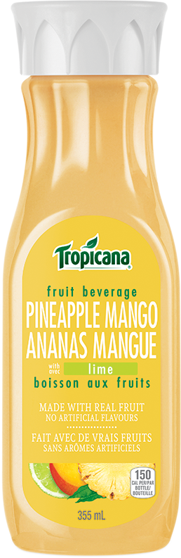 Tropicana® Boisson ananas et mangue avec lime | Tropicana.ca